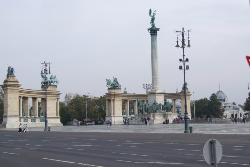 Main square in Budapest with war memorials – The Longest Way Home ...